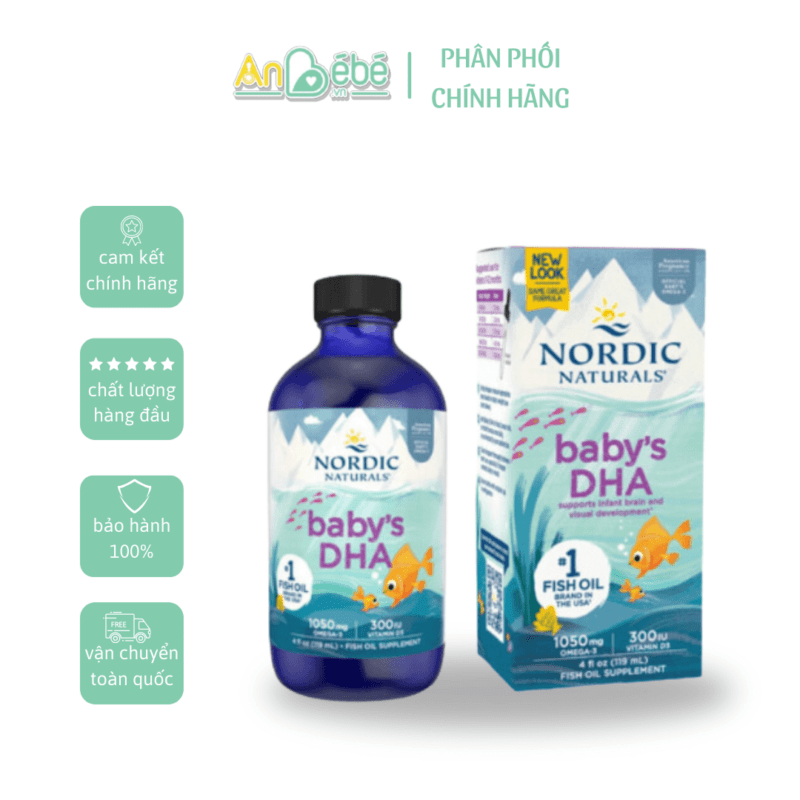 Nordic Natural Baby’s DHA with Vitamin D3 | An BéBé
